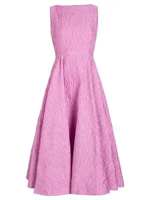 ROKSANDA Tera Cloqué Midi Dress - Light Pink