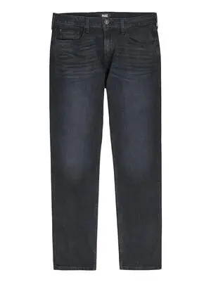 Paige Slim Straight-leg Jeans - Dark Grey