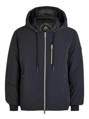 Moose Knuckles Northdale Hooded Shell Jacket - Navy