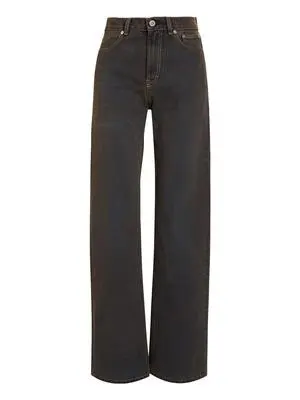 Our Legacy Wata Cut Straight-leg Jeans - Black