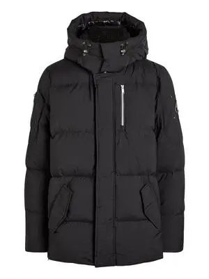Moose Knuckles Everest 3Q Shell Puffer Coat Black