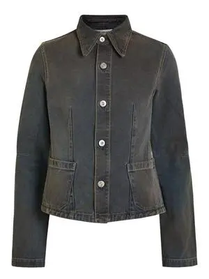 Our Legacy Union Darted Denim Jacket - Black