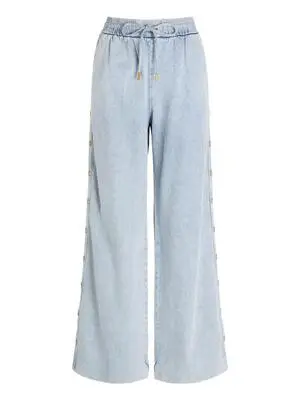 Zimmermann Rebellion Press-stud Trousers - Denim