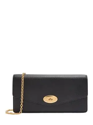 Mulberry Grained Leather Darley Clutch - Black