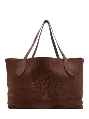 Mulberry Oversized Suede Tote Bag - Chocolate