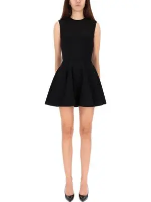 Givenchy Mini Dress With Flared Skirt - Black