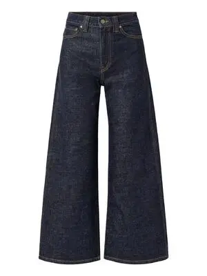 Khaite Delina High-rise Straight-leg Jeans - Blue