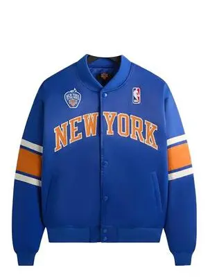 Kith X New York Knicks Patrick Ewing Classic Satin Bomber Jacket - Current