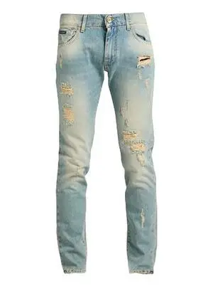 Dolce & Gabbana Tapered Denim Jeans - Blue