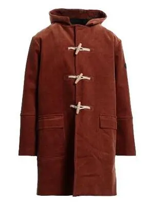 Les Copains Corduroy Duffle Coat - Red
