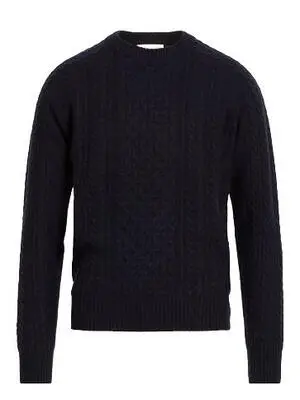 MANUEL RITZ Cable-knit Crewneck Sweater - Blue