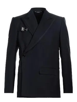 Dolce & Gabbana Blazer Midnight Size Virgin Wool, Silk, Polyester - Blue