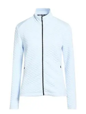 COLMAR Quilted Jersey Turtleneck Ski/snowboard Sweatshirt - Blue