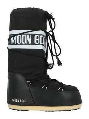 Moon Boot Padded Lace-up Boots - Black