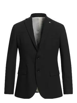 LIU •JO MAN Man Blazer Black Size 34 Polyester, Wool, Elastane