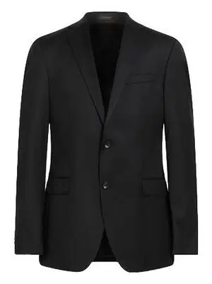 WINDSOR Man Blazer Black Size 40 Virgin Wool