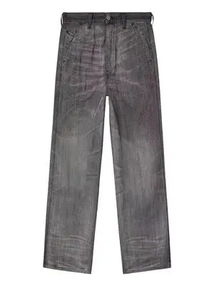 DIESEL Slant Pockets Straight Jeans