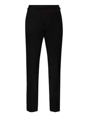 TOM FORD Shelton Wool Slim Pants - Black