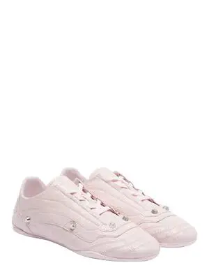 Balenciaga City Leather Sneakers - Pink