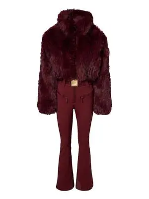 Goldbergh Belted Ski Suit - Burgundy