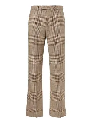 Valentino Garavani Virgin Wool Straight Pants - Beige