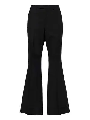 Valentino Garavani High-rise Flared Pants - Black