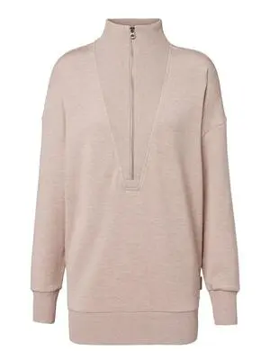Varley Masie Jersey Half-zip Sweatshirt - Beige