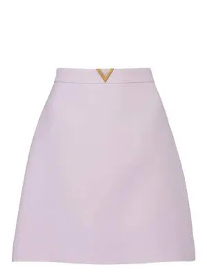 Valentino Garavani Crepe Couture Miniskirt - Purple