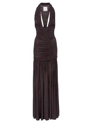 Christopher Esber Orion Maxi Dress - Burgundy