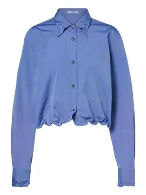 Prada Cotton Fil-à-fil Shirt - Blue