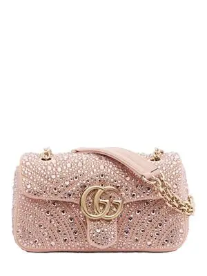 Gucci Gg Marmont Small Shoulder Bag - Pink