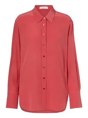 JOSEPH Silk Crêpe De Chine Shirt - Pink