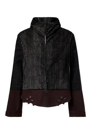 KIKO KOSTADINOV Estike Hooded Silk-blend Jacket - Black