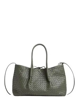 BOTTEGA  VENETA Pinacoteca Tote Bag - Pickle/sea Salt