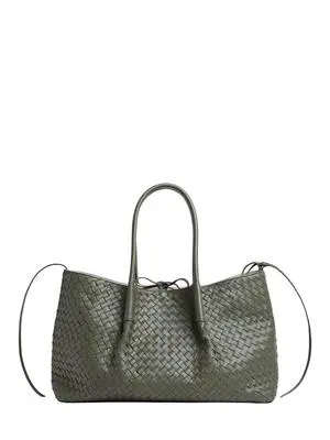 BOTTEGA  VENETA Pinacoteca Tote Bag - Pickle/sea Salt