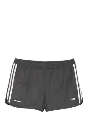 Adidas Three-stripe Logo Shorts - Grey