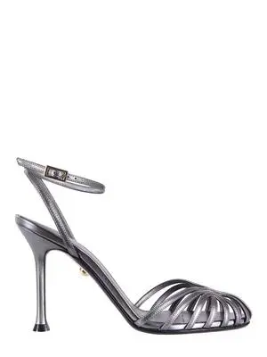 ALEVI MILANO 95mm Ally Heeled Pumps - Silver