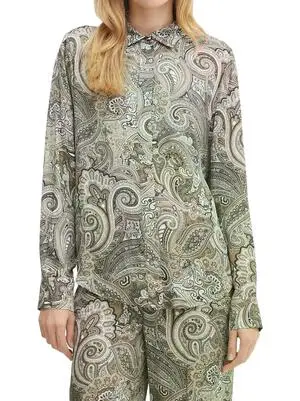 MARCIANO Paisley-print Button-down Shirt - Neutrals