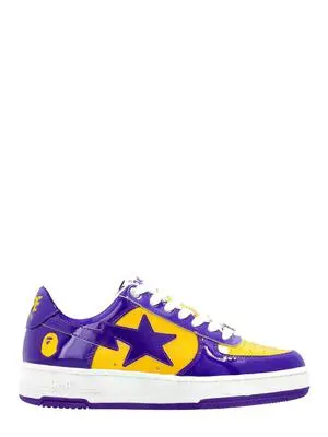 A BATHING APE Sta Panelled Sneakers - Purple