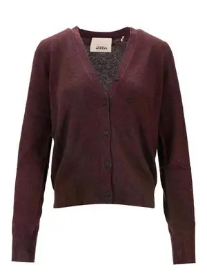 Isabel Marant Carline Buttoned Cardigan - Red