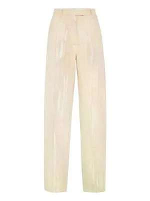 Brunello Cucinelli Belt-loop Trousers - Neutrals