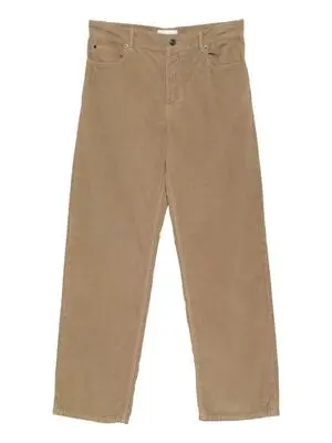 THE ROW Rossen Corduroy Chino Trousers - Brown