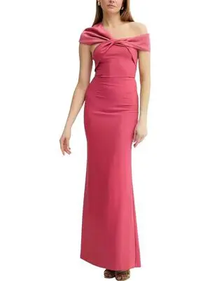 MARCIANO Knot-detail Maxi Dress - Pink