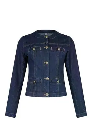 Liu Jo Buttoned Jacket - Blue