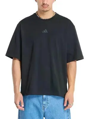 Adidas Logo-print T-shirt - Black