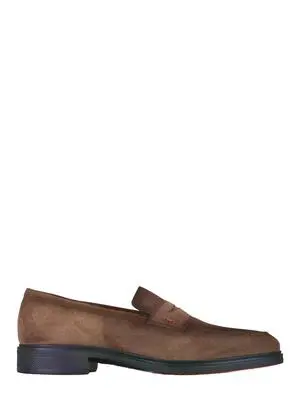 Santoni Suede Loafers - Brown