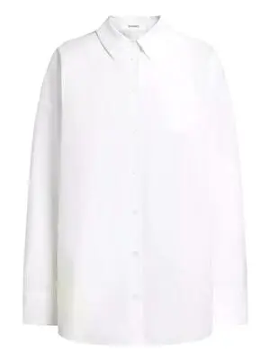 12 STOREEZ Mercerised-cotton Shirt - White