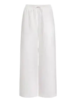12 STOREEZ Drawstring Wide Leg Trousers