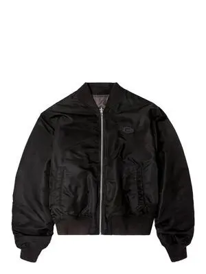 DIESEL Logo-appliqué Padded Jacket - Black