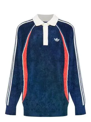 Adidas Retro Remix Teamgeist Polo Sweater - Blue